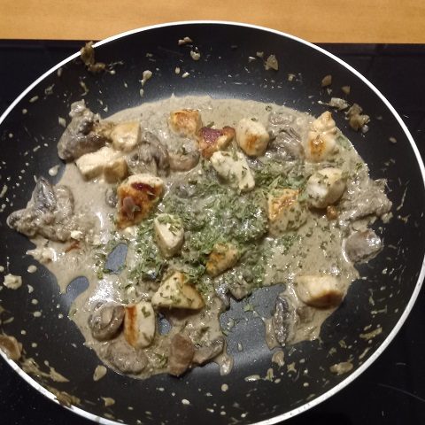 Kip met Mosterd en Champignons - WWW.FIJNE-RECEPTEN.NL